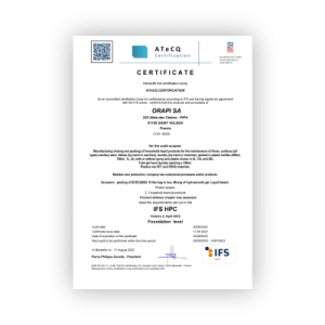 ORAPI Awarded the IFS HPC Certification | ORAPI Asia