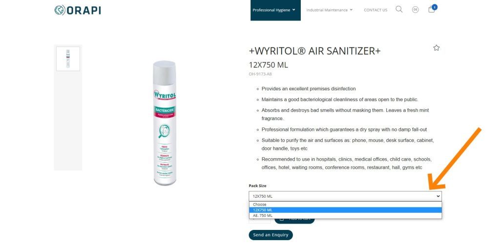 EShop FAQ | ORAPI Asia