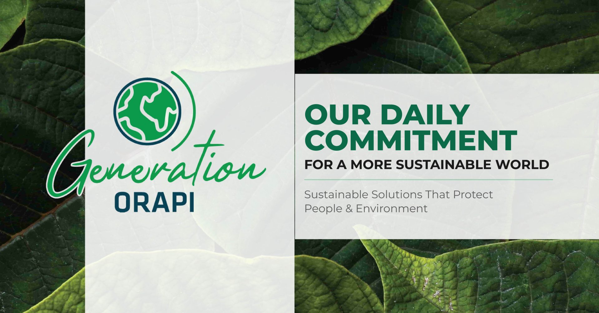 Generation Orapi - Our Commitment to Building a Sustainable Future ...